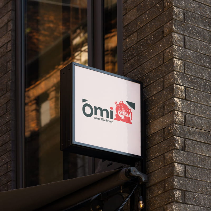 Omi Italian Restaurant - PixShade (Graphic Designer)